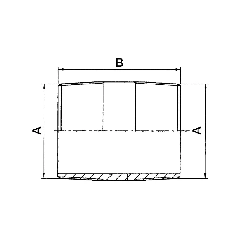 Cylindrical pipe with gas thread - stainless steel 316 - DN 8 to DN 100 ...