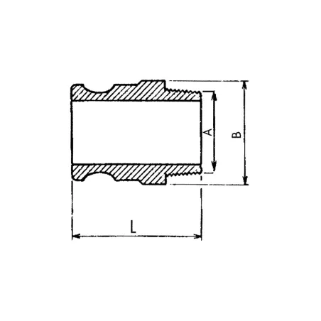 F type male adaptor - 316 stainless steel quick coupling - SOFRA-INOX