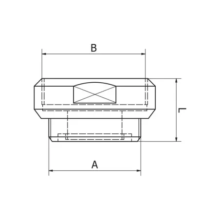 Threaded SMS part / female macon for wine installation - SOFRA INOX