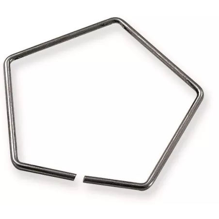 316L stainless steel RJFR snap ring for ISO tube - SOFRA-INOX