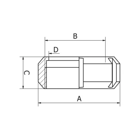 IDF round nut in stainless steel 304 for milk connection - SOFRA INOX