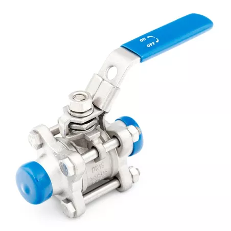 3-piece ball welding valve full bore - SOFRA-INOX