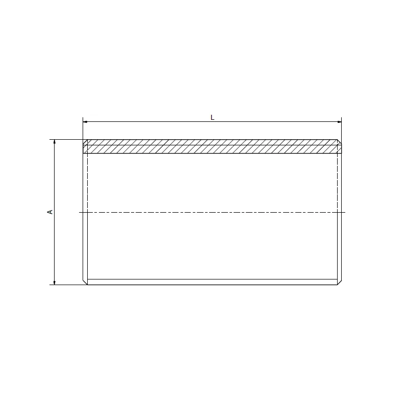 Bobine en inox entièrement filetée 316L - Filetage gaz - SOFRA-INOX