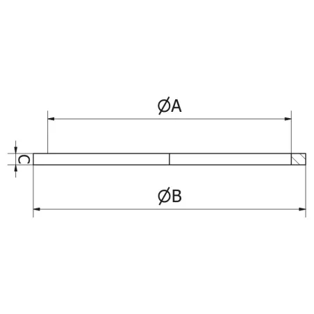 Joint carré en PTFE/Teflon pour raccord tournant SMS 1145 - SOFRA INOX