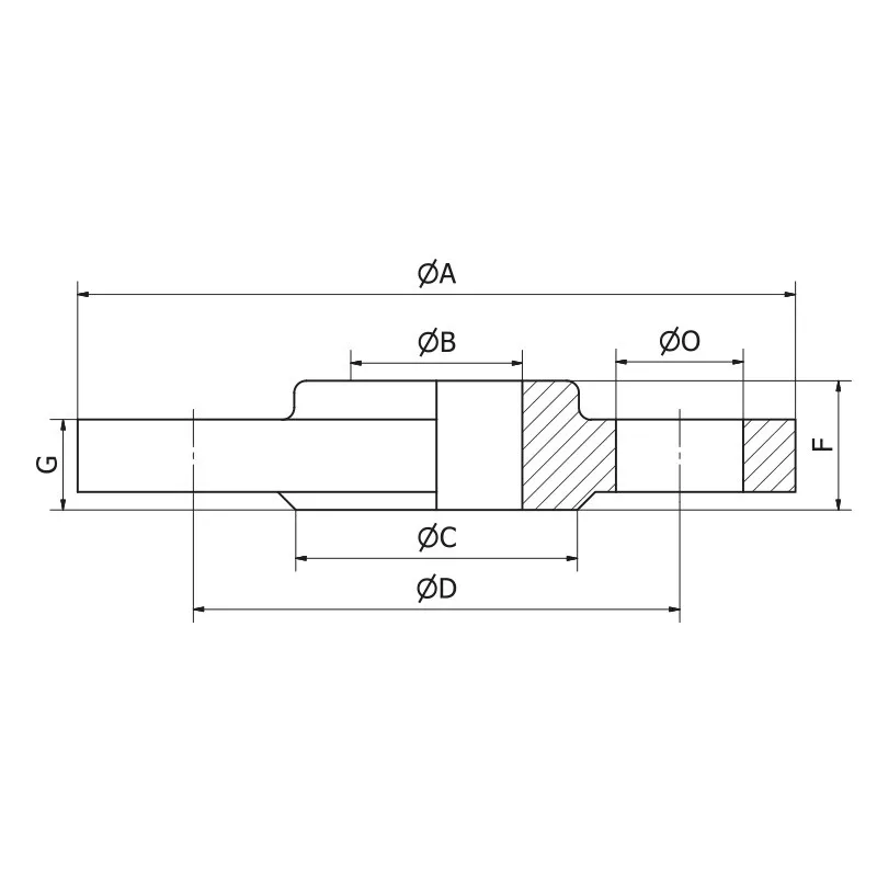 Bride à souder ANSI Type 12B (Slip-on) - PN 20 - 150 LBS - 316L - SOFRA ...