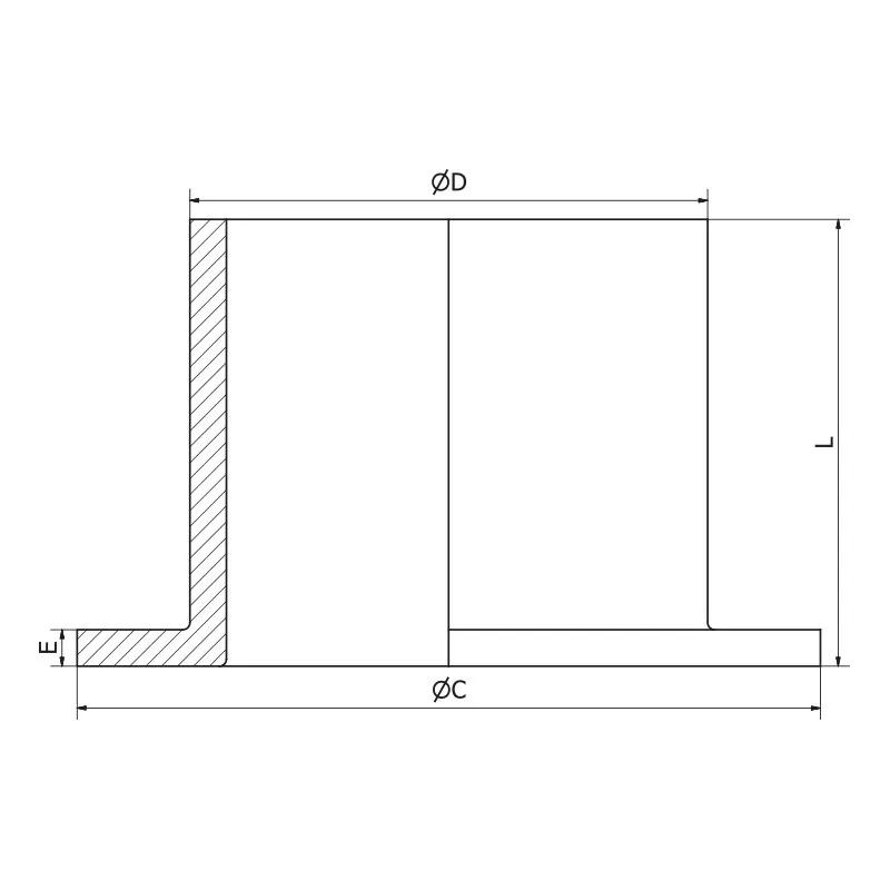 Stub-end collar Type A - ANSI / MSS SP 43 - Schedule 40S - 304L - SOFRA ...