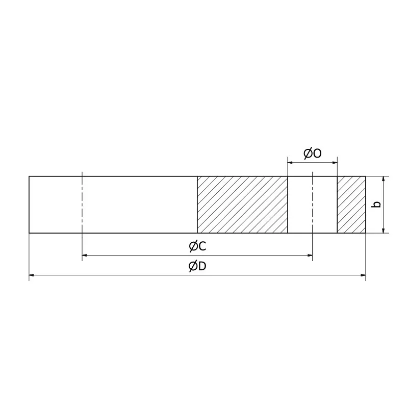 Blind flange 05A - PN 25/40 - DIN 2527 - 304L - SOFRA INOX