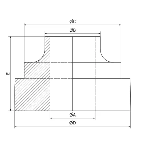 ISO plain part without groove - 316L - aseptic fitting - SOFRA-INOX