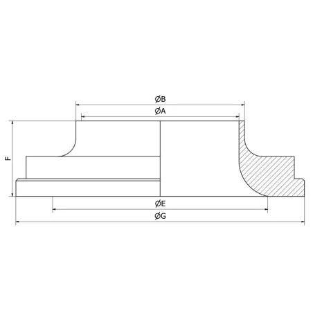 Welding reduced liner 316L - SMS 1145 - made in France - SOFRA INOX