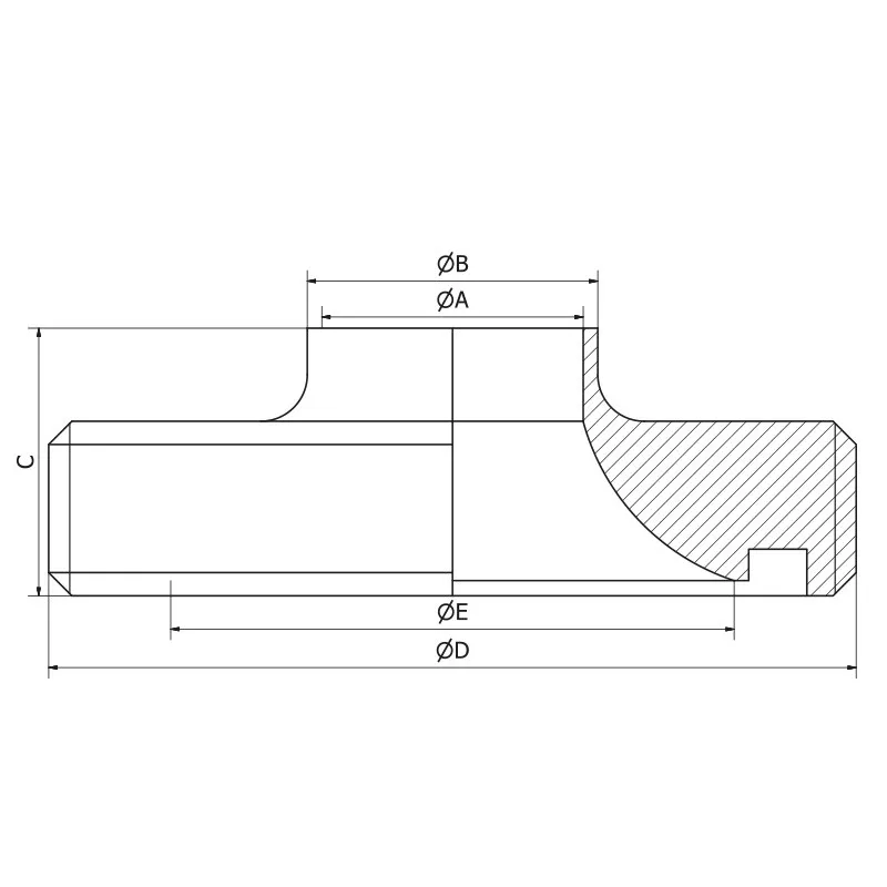 Threaded reducer SMS 1145 made of stainless steel 316L - SOFRA INOX