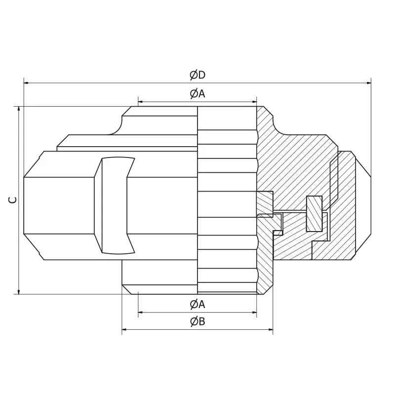Raccord tournant SMS 1145 en inox 304L pour industrie alimentaire ...