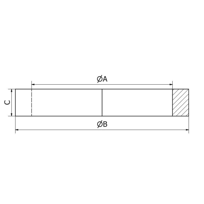 SMS standard EPDM gasket - Aseptic fitting 4 pieces - SOFRA-INOX