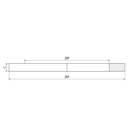 PTFE Gaskets for flat seal union fitting - SOFRA INOX