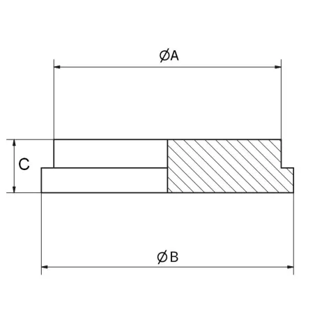 SMS 1145 blank liner made of stainless steel 316L, made in France ...