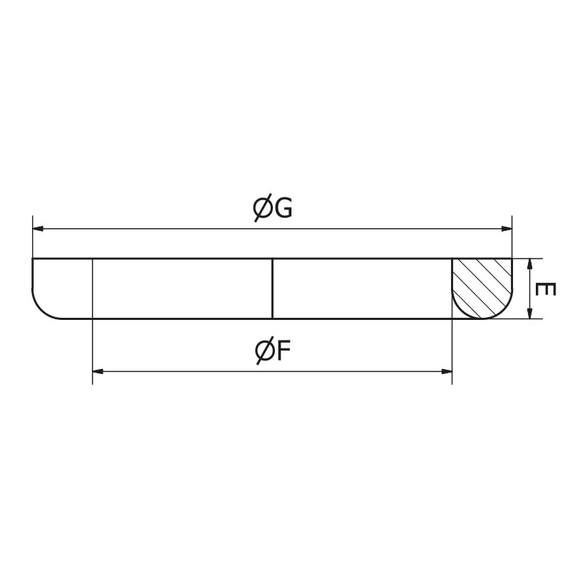 DIN 11851 black EPDM gasket - SOFRA INOX