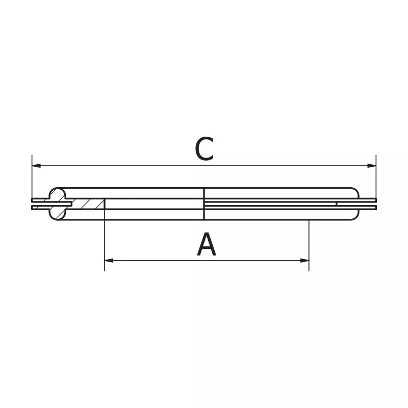 PTFE/FKM jacket gasket for DIN 32676 clamp fitting - SOFRA INOX
