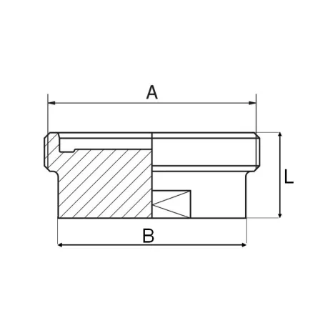 DIN 11864-1 Form A male plug - 316L - SOFRA INOX
