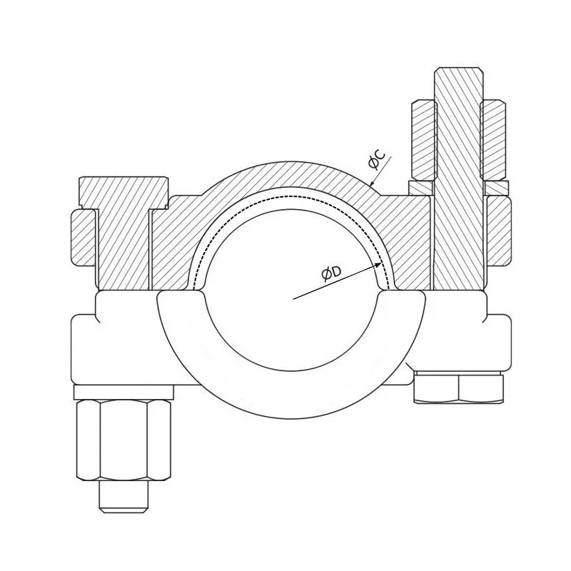 ISO high pressure clamp in stainless steel 304 for pharmaceutical ...