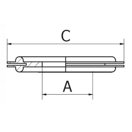 ISO mini clamp cover gasket in PTFE-EPDM, PTFE-FKM or PTFE-Silicone ...