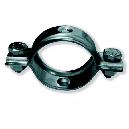 Round pipe support collar without stem - ISO standard - stainless steel ...